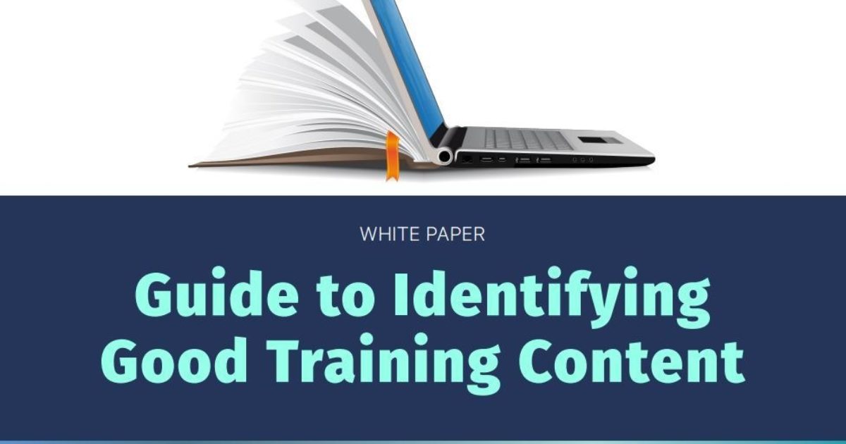 Guide to Identifying Good Training Content - White Paper - HSI