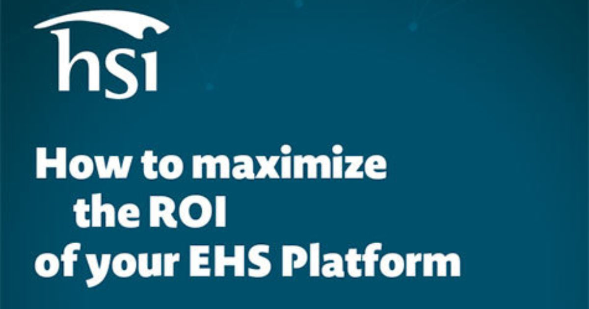 How to Calculate and Maximize the ROI of your EHS Platform - White ...